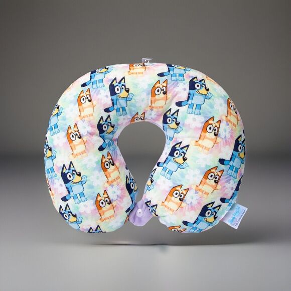 Unbranded | Bedding | Bluey Tie Dye Travel Neck Pillow Bnwt | Poshmark